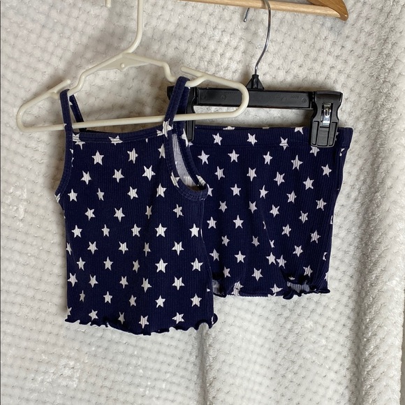 Old Navy | Matching Sets | Star Print Old Navy Blue Tank Top And Shorts ...